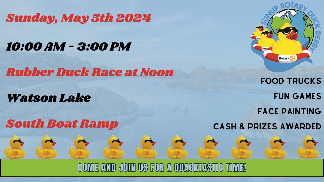 Sunup Rotary Duck Derby